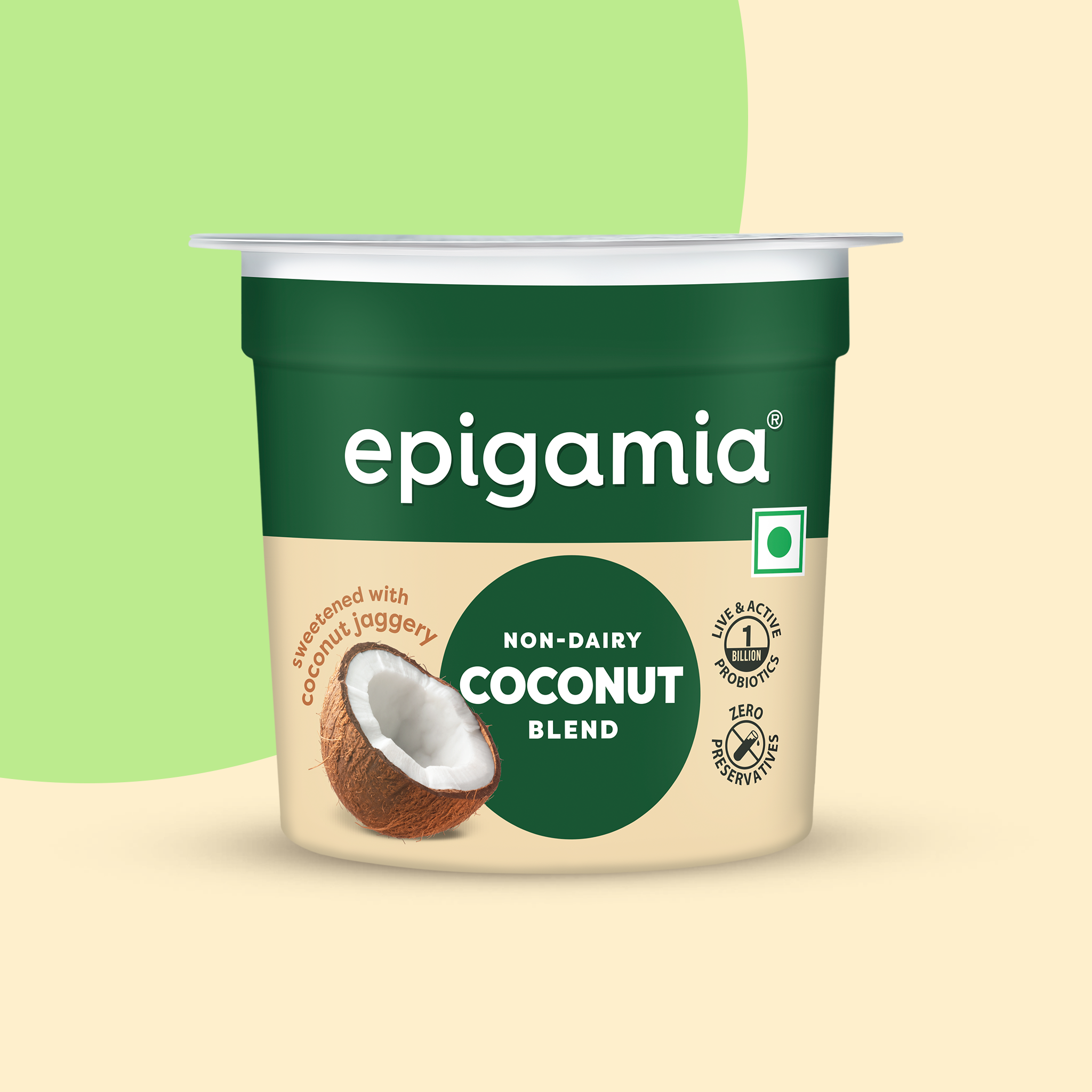 coconut blend, sweetened - Epigamia