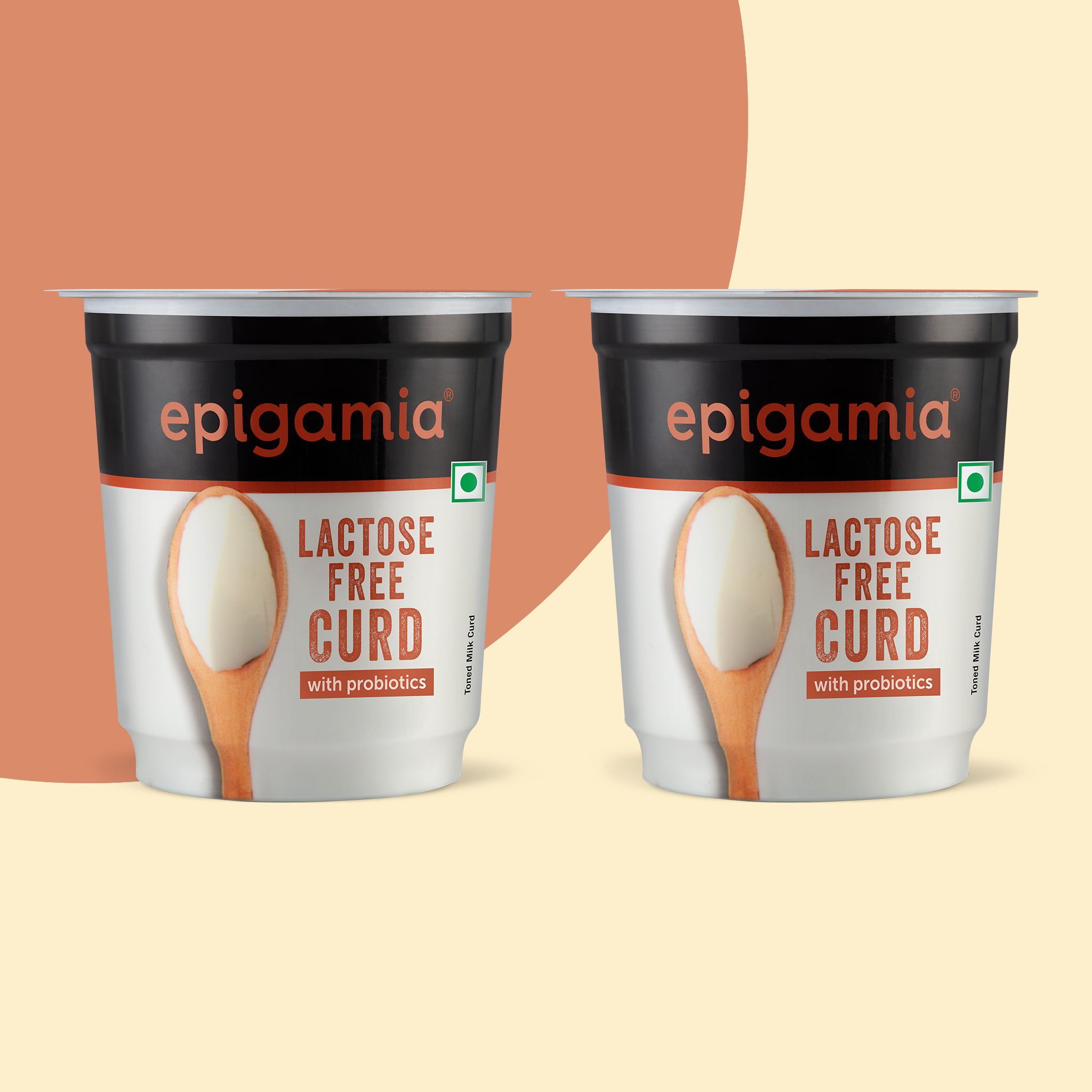 lactose free, curd - pack of 2 - Epigamia