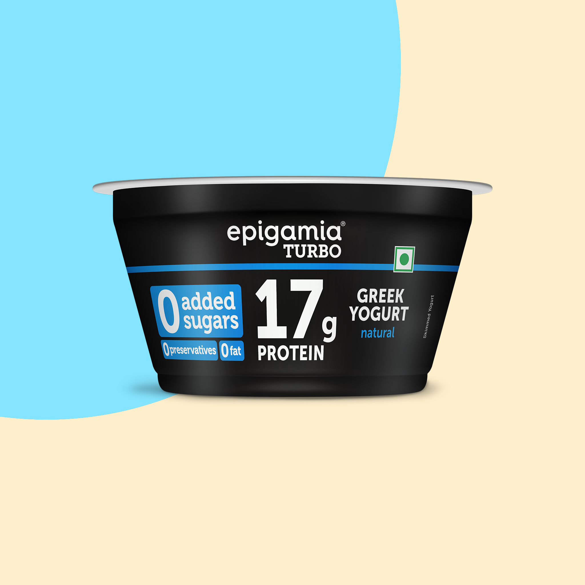 natural 17g protein turbo yogurt - Epigamia