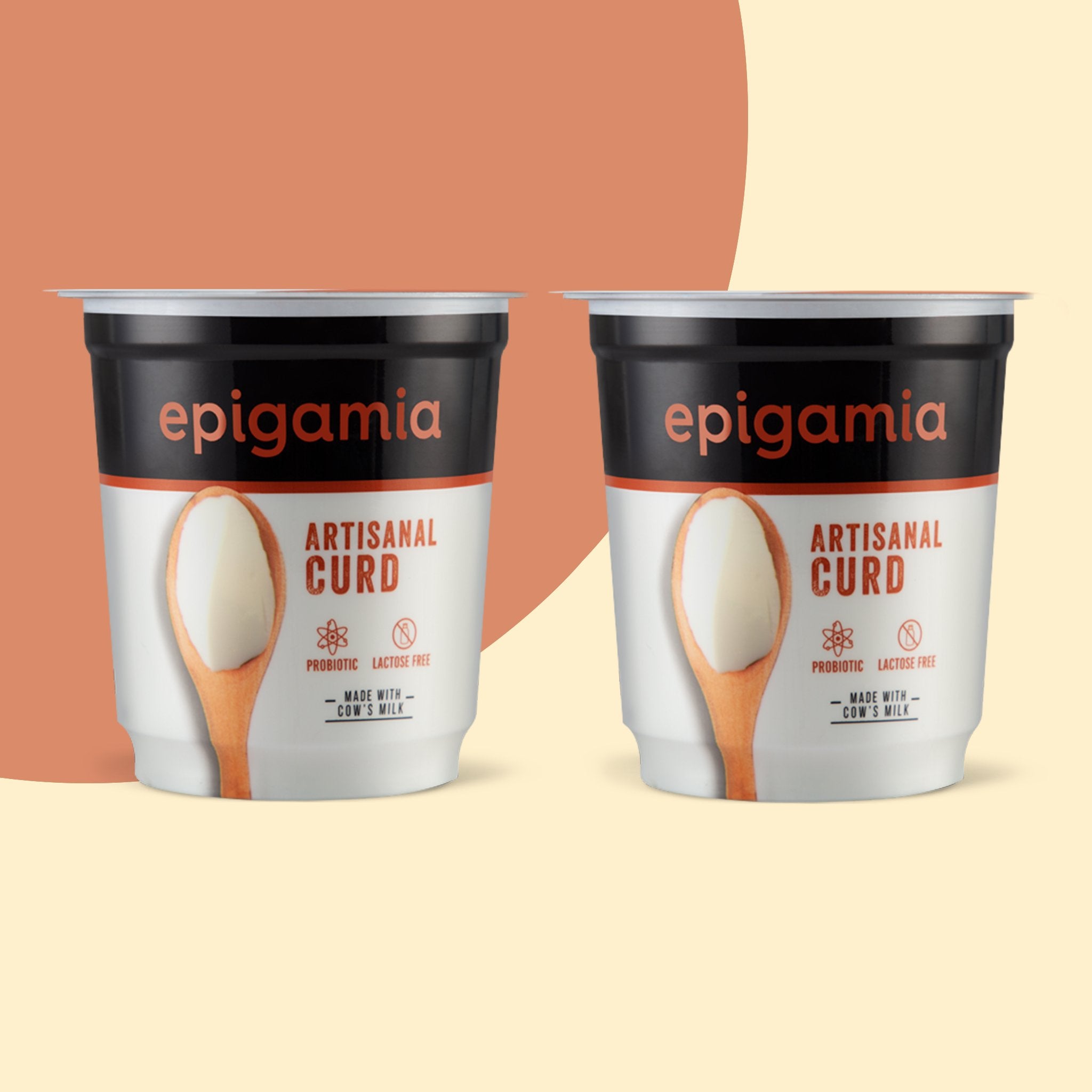 artisanal curd, 400 gm - pack of 2 - Epigamia